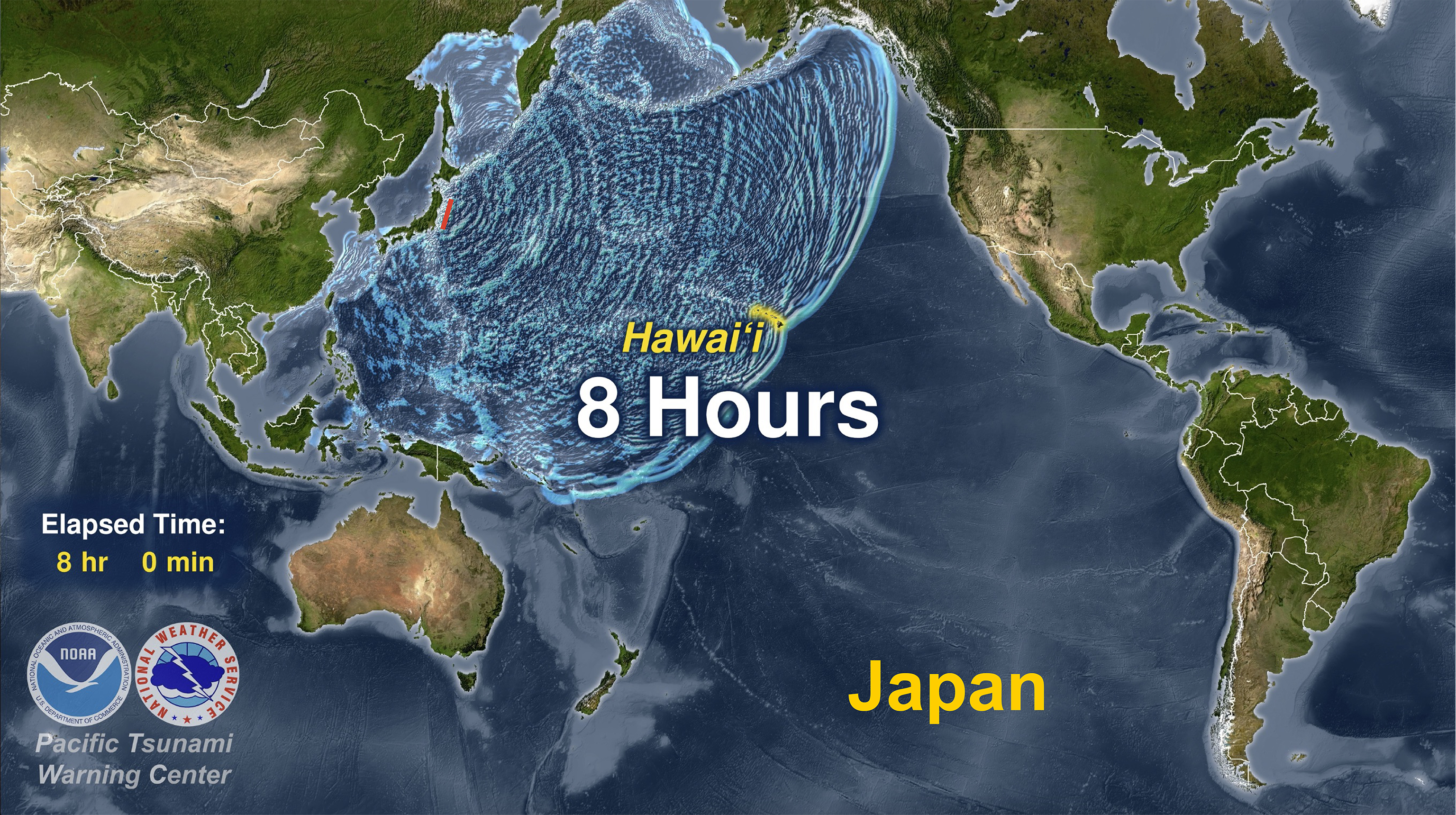 Hawaii Tsunami Travel Time Maps - International Tsunami Information Center
